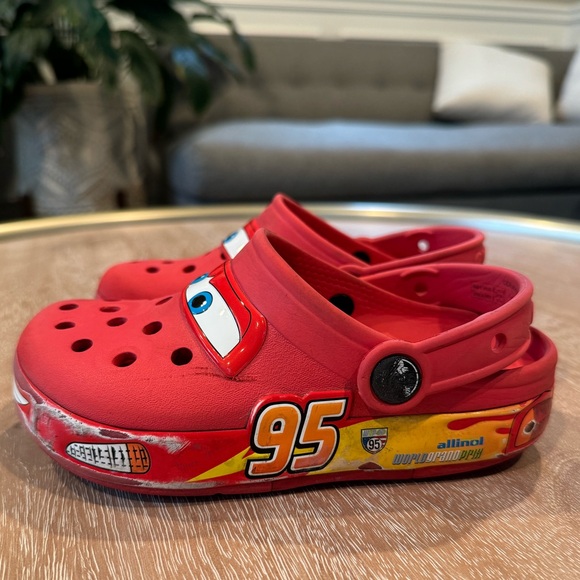 CROCS | Shoes | Cars Unisex Red Crocs Size 3 Disney Pixar Crocs Clogs ...